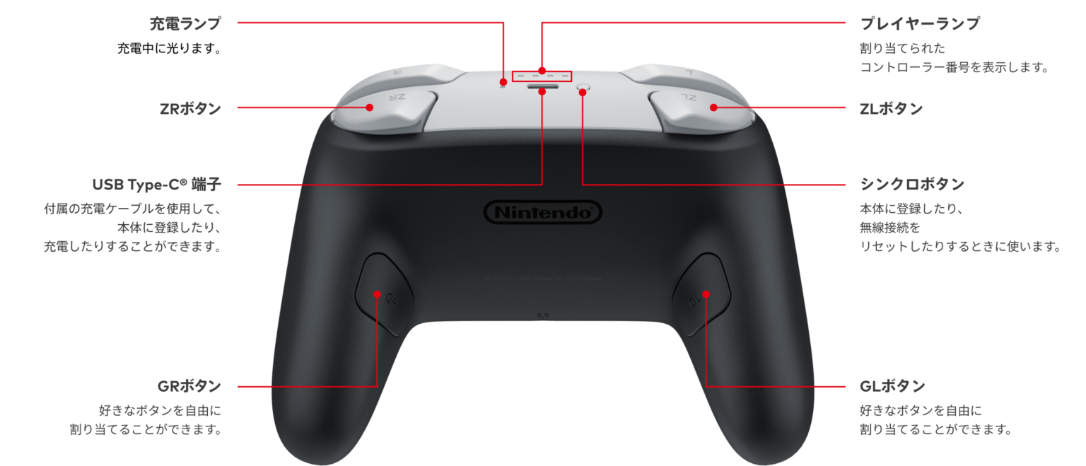 Switch2のプロコン(プロコン2)の機能や新ボタン、値段を解説。静音性を実際に使って試した結果は？ | ゲームがある暮らし